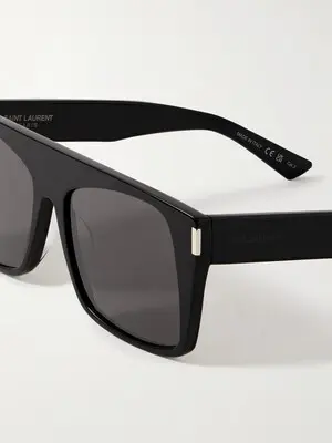 Saint Laurent Vitti Oversized Square-frame Acetate Sunglasses