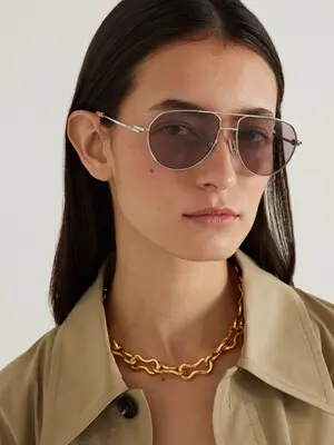 Bottega Veneta Aviator-style Sunglasses