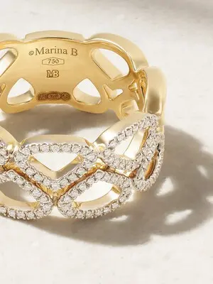 Marina B Trina 18-karat Diamond Ring
