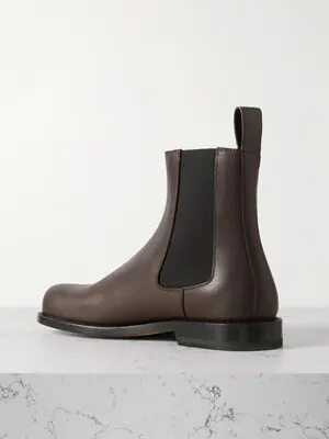 Loewe Campo Leather Chelsea Boots