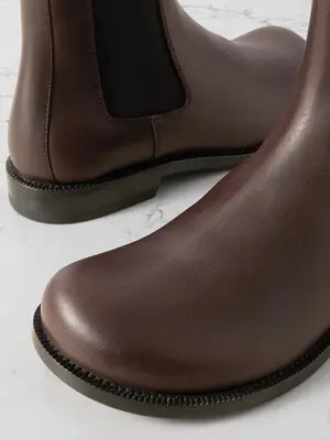Loewe Campo Leather Chelsea Boots