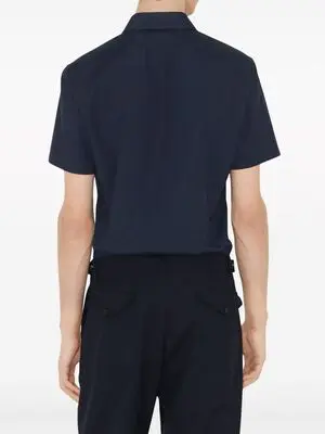 Burberry Ekd-embroidered Shirt - Black