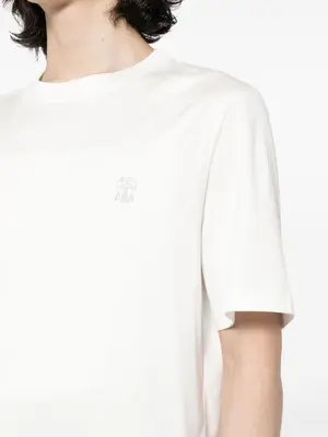 Brunello Cucinelli Logo-print Cotton T-shirt