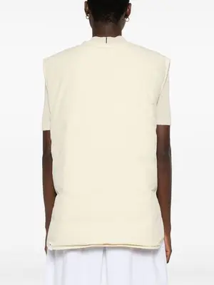 JIL SANDER Padded Gilet - Neutrals