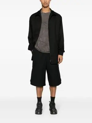 Y3 Workwear Cotton Bermuda Shorts