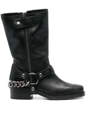 Zadig&Voltaire Igata Leather Biker Boots