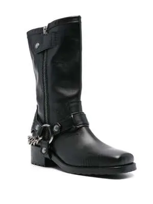 Zadig&Voltaire Igata Leather Biker Boots