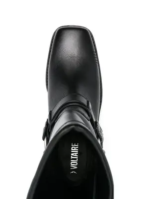 Zadig&Voltaire Igata Leather Biker Boots