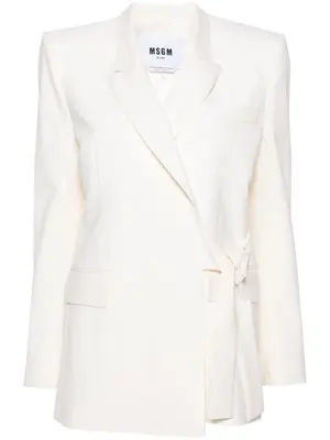 MSGM Virgin Wool Blend Blazer