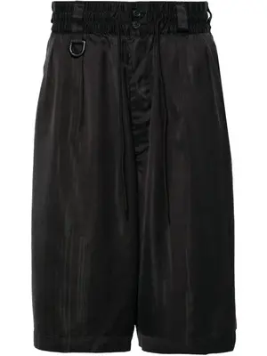 Y3 Drawstring-waist Track Shorts
