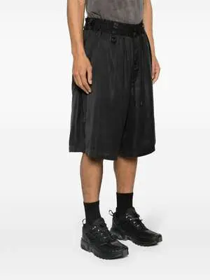 Y3 Drawstring-waist Track Shorts
