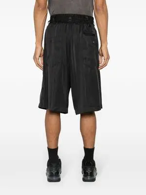 Y3 Drawstring-waist Track Shorts