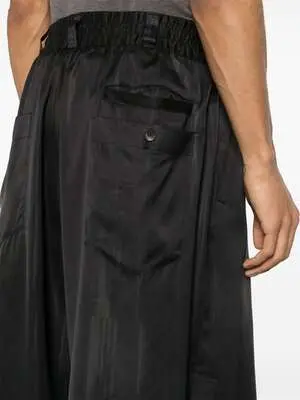 Y3 Drawstring-waist Track Shorts