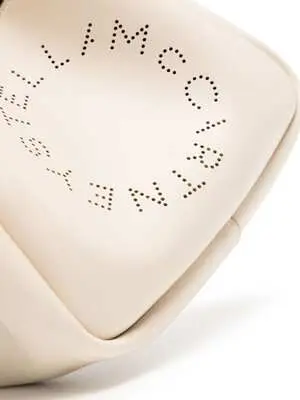 Stella McCartney Perforated Logo Tote - Neutrals