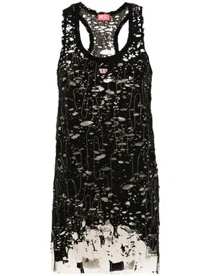 Diesel D-Bilon Ripped Layered Dre In Black - 43% Off | Editorialist