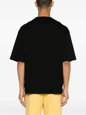 LANVIN Daunou-embroidery Cotton T-shirt