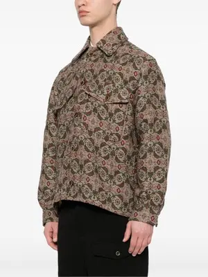 UMA WANG Jacquard-pattern Shirt Jacket