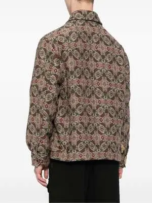 UMA WANG Jacquard-pattern Shirt Jacket