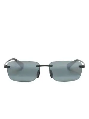 Maui Jim Lanakila Rectangle-frame Sunglasses - Black