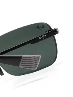 Maui Jim Lanakila Rectangle-frame Sunglasses - Black