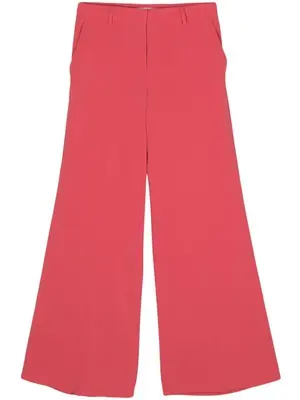Alberto Biani Pressed-crease Palazzo Pants - Pink
