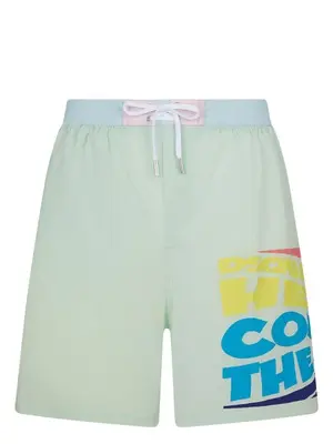 Dsquared2 Slogan-print Swim Shorts