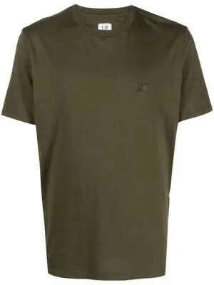 C.P. COMPANY Logo-patch Cotton T-shirt
