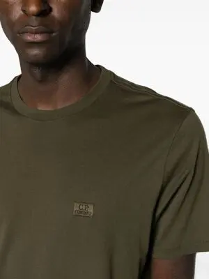 C.P. COMPANY Logo-patch Cotton T-shirt