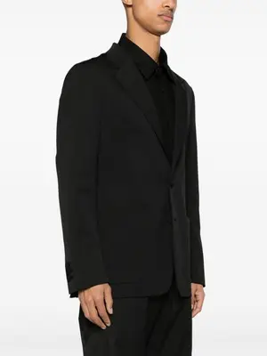 Palm Angels Single-breasted Twill Blazer