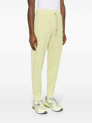 C.P. COMPANY Lens-detailed Cotton Track Pants - Green