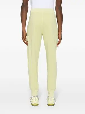 C.P. COMPANY Lens-detailed Cotton Track Pants - Green