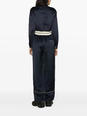 Palm Angels Button-up Satin Shirt