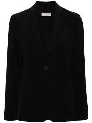 Antonelli Firenze Single-breasted Crepe Blazer - Black