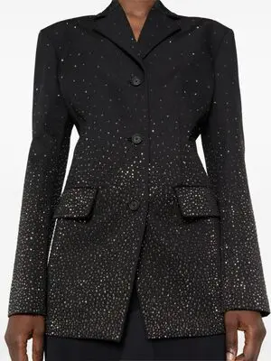 Off-White Single-breasted Embellished Blazer