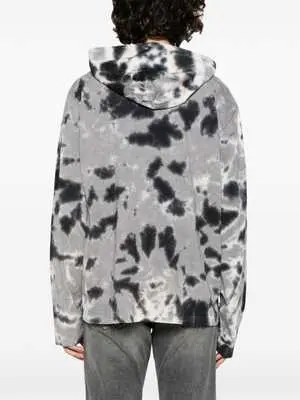 DIESEL® Cotton Tie-dye Hoodie