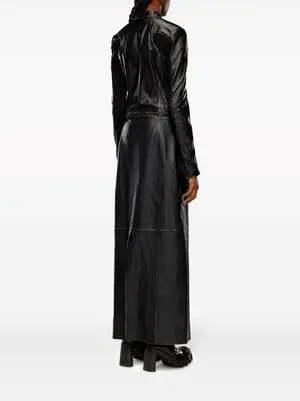 DIESEL® L-tot Leather Maxi Dress