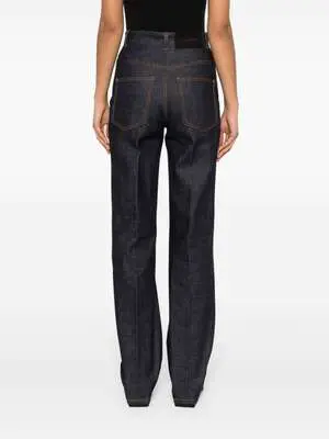 FERRAGAMO High-rise Wide-leg Jeans