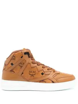 Mcm Neo Terrain Canvas Sneakers - Brown