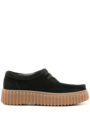 Clarks Square Toe Flats For Women