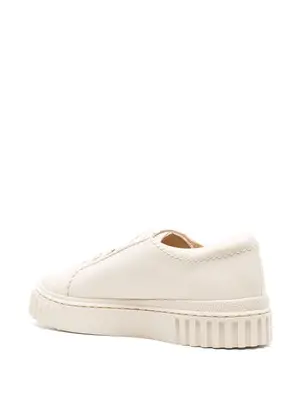Clarks Mayhill Walk Leather Sneakers - Neutrals