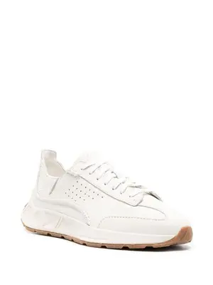 Clarks Craft Speed Leather Sneakers - White