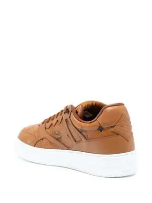 Mcm Neo Terrain Canvas Sneakers - Brown