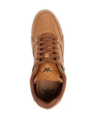 Mcm Neo Terrain Canvas Sneakers - Brown