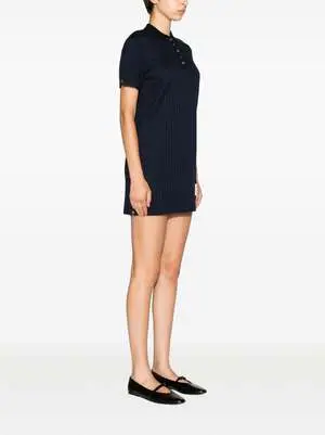 Thom Browne Checked Jacquard Polo Mini Dress