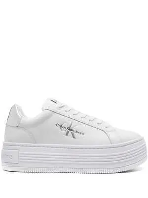 Calvin Klein Logo-debossed Flatform Sneakers