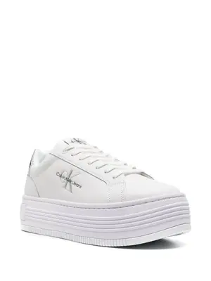 Calvin Klein Logo-debossed Flatform Sneakers