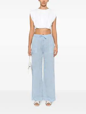 P.a.r.o.s.h Rilda Beaded Wide-leg Trousers