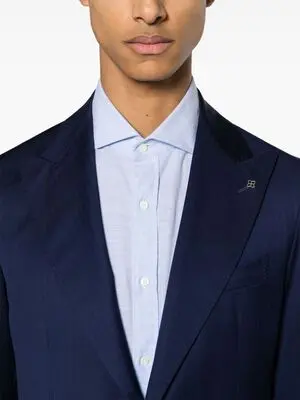 Tagliatore Herringbone Single-breasted Suit