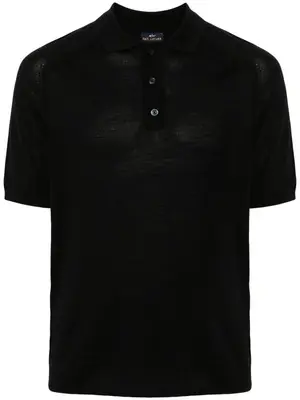 Paul & Shark Buttoned Virgin-wool Polo Shirt