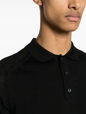 Paul & Shark Buttoned Virgin-wool Polo Shirt